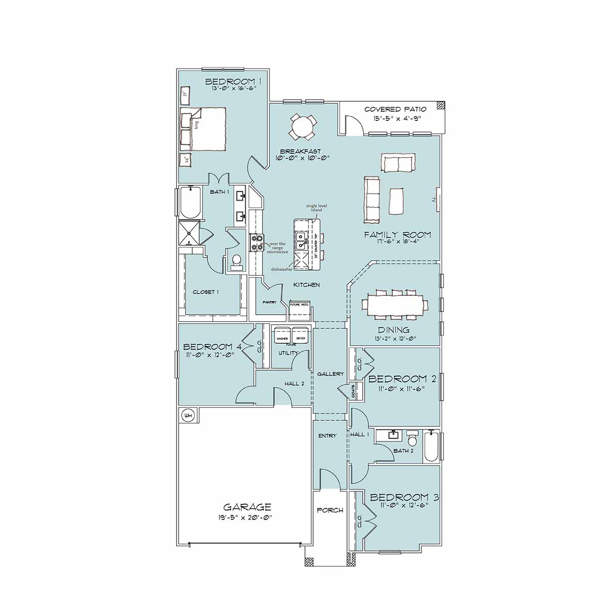 Home Builder Floor Plan | Millwood
